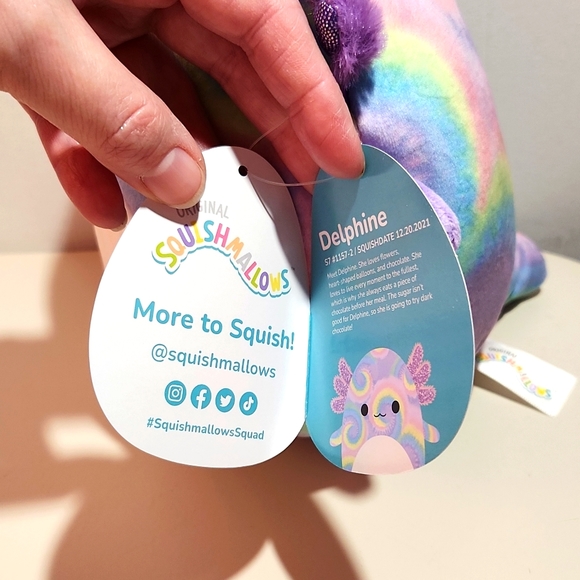 Squishmallows | Toys | New With Tag Delphine The Axolotl 75 ...